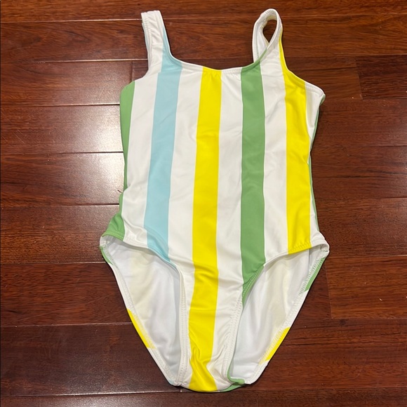 Judith March | Swim | Judith March Striped Kids One Piece Green Yellow ...